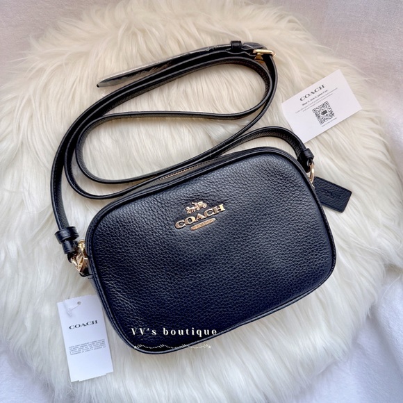 Coach | Bags | Nwt Coach Mini Jamie Leather Camera Bag Black Ca69 ...